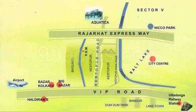 RBM Towers Map - Kestopur, Kolkata Location Map