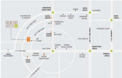 RIVIERA INFRASTRUCTURE Riviera Greens Map - Sanand, Ahmedabad West ...