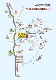 Rohan Corporation Rohan Estate Map - Pakshikere, Mangalore Location Map