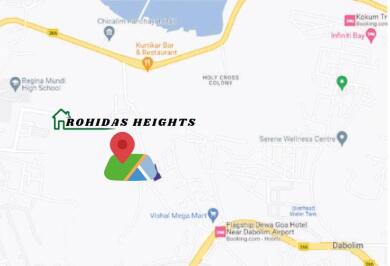 Roshan Constructions Goa Roshan Rohidas Heights Map - Dabolim, Goa ...