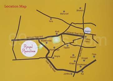 Ikon Developer Royal Ranches Map - Hingna, Nagpur Location Map