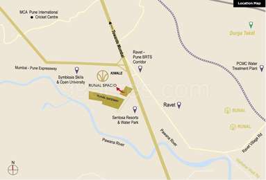 Runal Developers Runal Spacio Map - Kiwale, Pune West Location Map