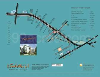 Sahithis Builders Sahithis Daisy 2 Map - Ramamurthy Nagar, Bangalore ...