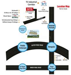 BVR Infra Developers Sai Akshitha Eastern Meadows Map - Batasingaram ...
