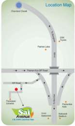 Sai Avenue Map - Baner, Pune Location Map