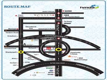 Aneesh Group and MSR Infra Sai Brundavan Map - Sangareddy, Hyderabad ...