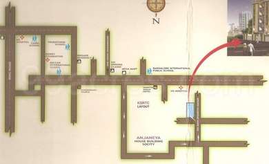Sai Krishna Elegance Map - Arehalli, Outer Ring Road South Location Map
