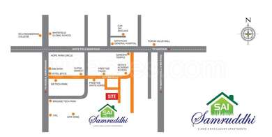 DLR Project DLR Sai Samruddhi Map - ITPL, Bangalore Location Map