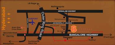 Gateway Estates Gateway Sai Vinayaka Gardens Map - Shamshabad ...