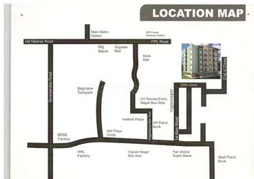 S S Constructions Bangalore SS Sathvik Enclave Map - Abbaiah Reddy ...
