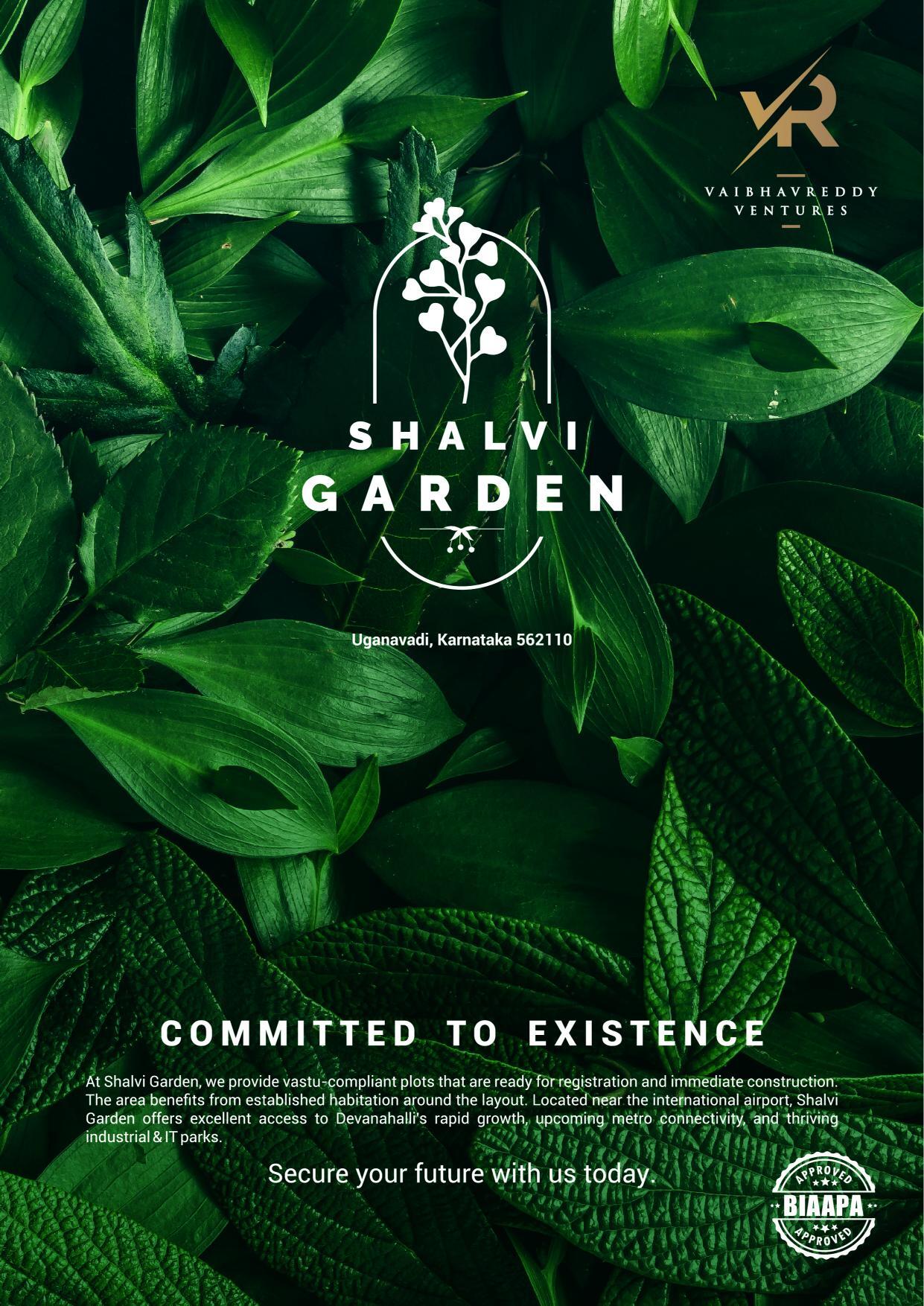 VaibhavReddy Ventures Shalvi Garden Map - Uganavadi, Devanahalli ...