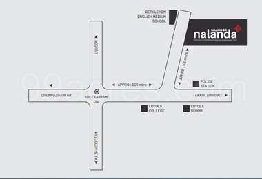 Shanoor Projects and Realtors Shanoor Nalanda Map - Sreekariyam ...