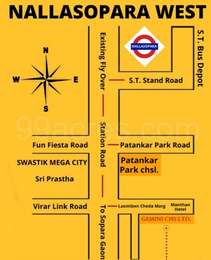 Shivani Enterprises Shivani Gemini CHS Map - Nalasopara West, Mumbai ...