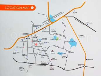 Shreyas Samruddhi Map - New Thippasandra, Bangalore East Location Map