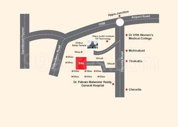 Sri Jayathri Infrastructures Sri Jayathri Moon Shine Map - Moinabad ...