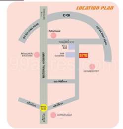 Sri Rk Constructions Builders Sri RKs Brundavanam Map - Patancheru ...