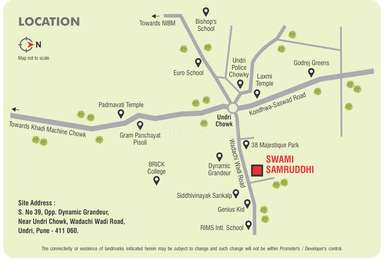 Swamiraj Creators Swami Samruddhi Map - Undri, Pune Location Map