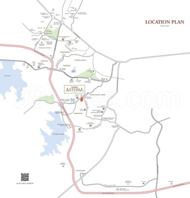 Tamra Developers Tamra Asteria Map - Bandlaguda Jagir, Hyderabad ...