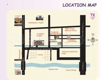 TCPL Thamizh Kaveri Map - Thiruvanaikoil, Trichy Location Map