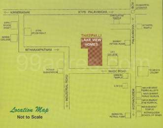 Thatipalli Infra Projects Thatipalli Lake View Homes Map - Palwancha ...