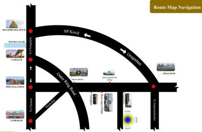 Vasantham Promoters Vasantham Township Map - Padappai, Chennai Location Map