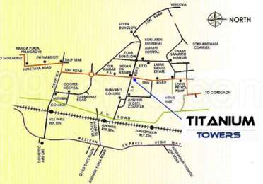 Solaris Titanium Towers Map - Andheri (West), Mumbai Andheri-Dahisar ...
