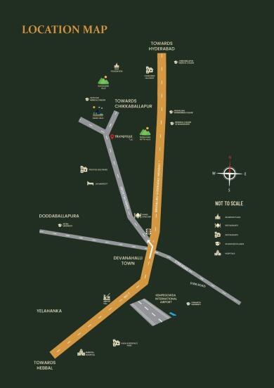 MH Properties Tranqville By MH Map - Nandi Hills, Chikkaballapur ...