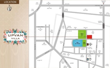 Upvan Villa Map - Dindoli, Surat Location Map