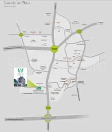 Vamsiram Builders Vamsirams West Wood Map - Shaikpet, Hyderabad ...
