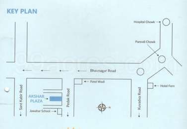 Vihhan Developers Vihhan Akshar Plaza Map - Arya Nagar, Rajkot Location Map