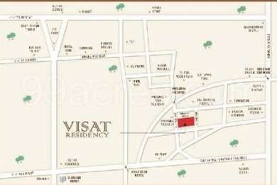 RJD Trade Hub RJD Visat Residency Map - Sonari, Surat Location Map