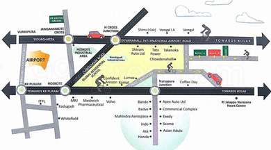 VR Samruddhi Map - Narasapura, Bangalore Location Map
