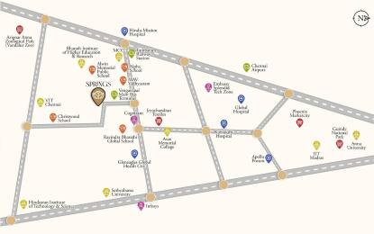 Yafa Group Yafa Springs Map - Vengaivasal, Medavakkam Location Map