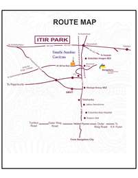 Unnathi Group India Unnathi Sunshine Gardenia Map - IVC Road, Bangalore ...
