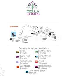 Unnati Land Developers Bella Homes Map - Dera Bassi, Chandigarh ...