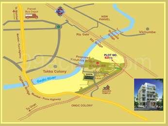 Upasthiti Real Estate Upasthiti Sai Mannat Map - Kalundre, Navi Mumbai ...