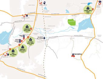 Upscale Homes Upscale The Ripple Map - Gunjur, Near Varthur, Bangalore ...