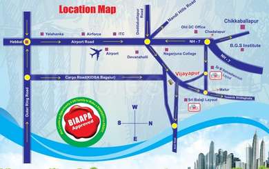 Urban Estates SIR M Vishweshwaraiah Layout Map - Chikkaballapur ...
