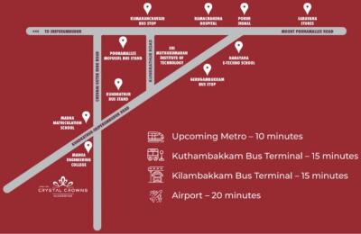 Urban Tree Builders Crystal Crown by Urban Tree Map - Kundrathur ...