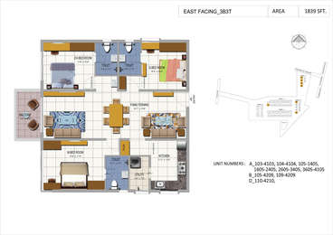 4 BHK Apartment / Flat for sale in Urbanrise The World of Joy Miyapur ...