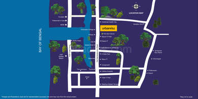 Urbanrise Revolution One Map - Padur, Chennai Location Map