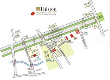 Urbtech India Developers Urbtech Hilston Map - Sector-79 Noida Location Map