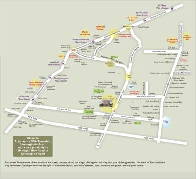 USR Builders USR Susowdha Map - 9th Phase JP Nagar, Bangalore South ...