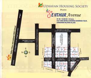 Uzhavan Housing Society Uzhavan Sri Senthur Avenue Map - Karamadai ...