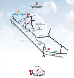 V3 Reality Shree Galaxy Heights Map - Badlapur West, Mumbai Location Map