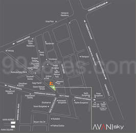 V Square Projects V Square Avani Sky Map - Naroda, Ahmedabad East ...
