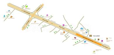 V Venture The Summit Map - Bommanahalli, Bangalore Location Map