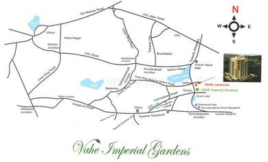 Vahe Projects Vahe Imperial Gardens Map - Varthur, Bangalore East ...