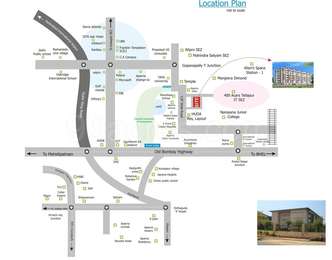 Vaibhav Infra Vaibhavs Signature Map - Gachibowli, Hyderabad Location Map