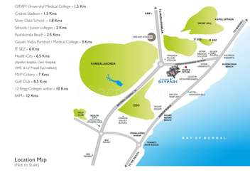 Vaisakhi Developers Vaisakhi Skypark Map - Yendada, Visakhapatnam ...